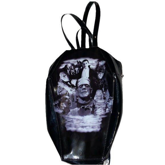 Rock Rebel | Bags | Universal Monsters Coffin Backpack 5 Rock Rebel ...